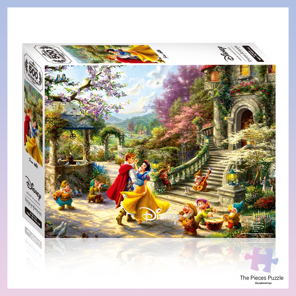 Disney Thomas Kinkade Snow White Jigsaw Puzzle 500 Pieces Made in Korea ...