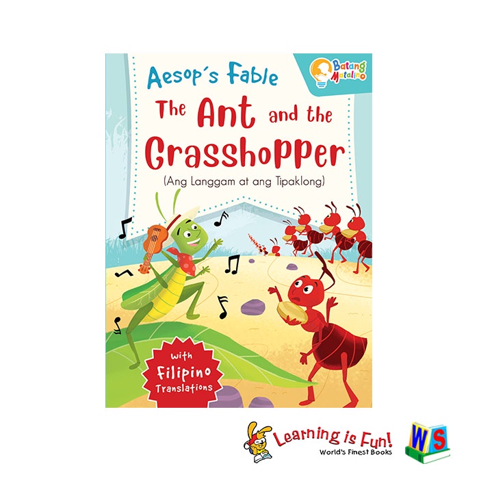 WS BATANG MATALINO AESOP'S FABLE-THE ANT AND THE GRASSHOPPER | Shopee ...