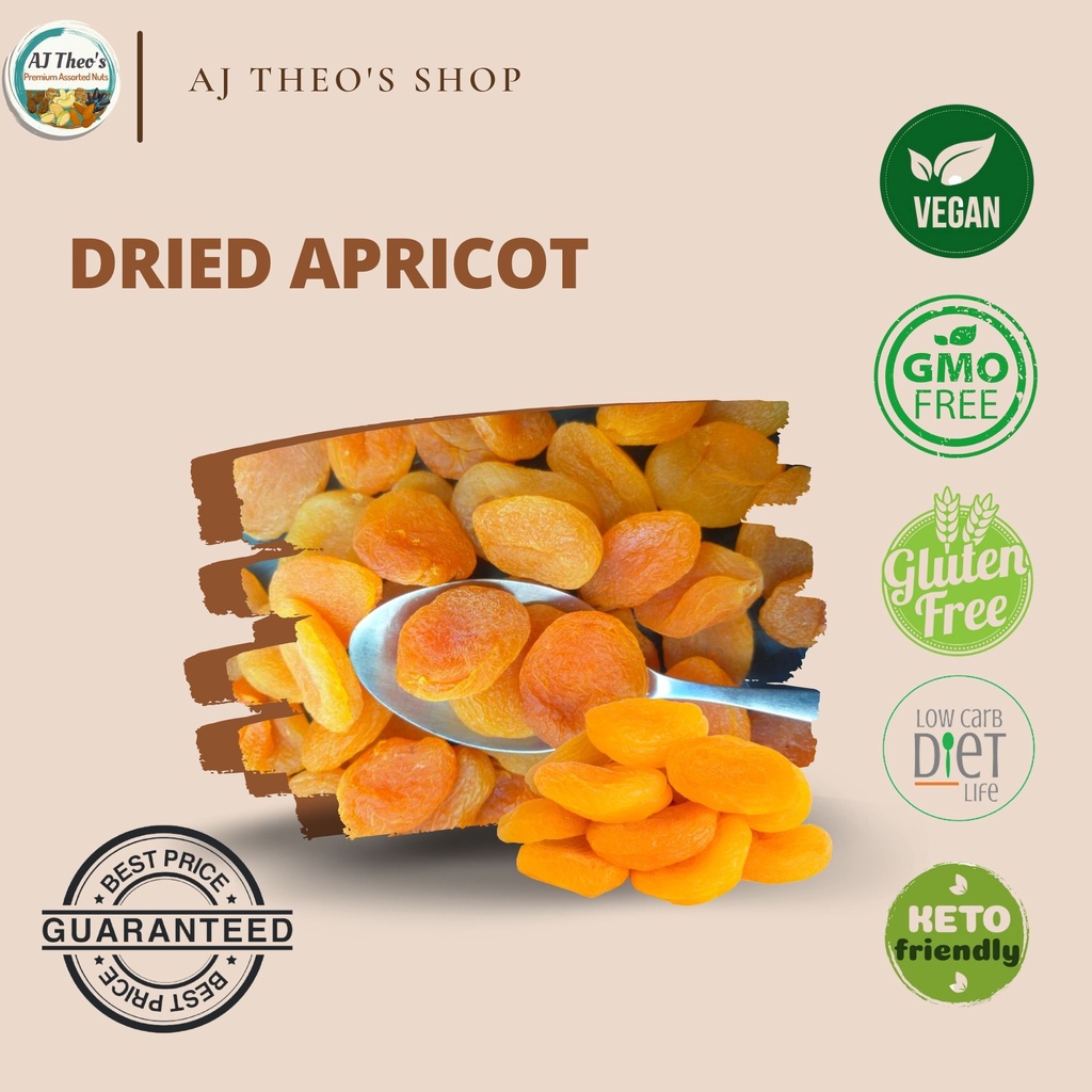 Premium Dried Apricots – 1kg Pack | Naturally Sweet, Soft & Delicious ...