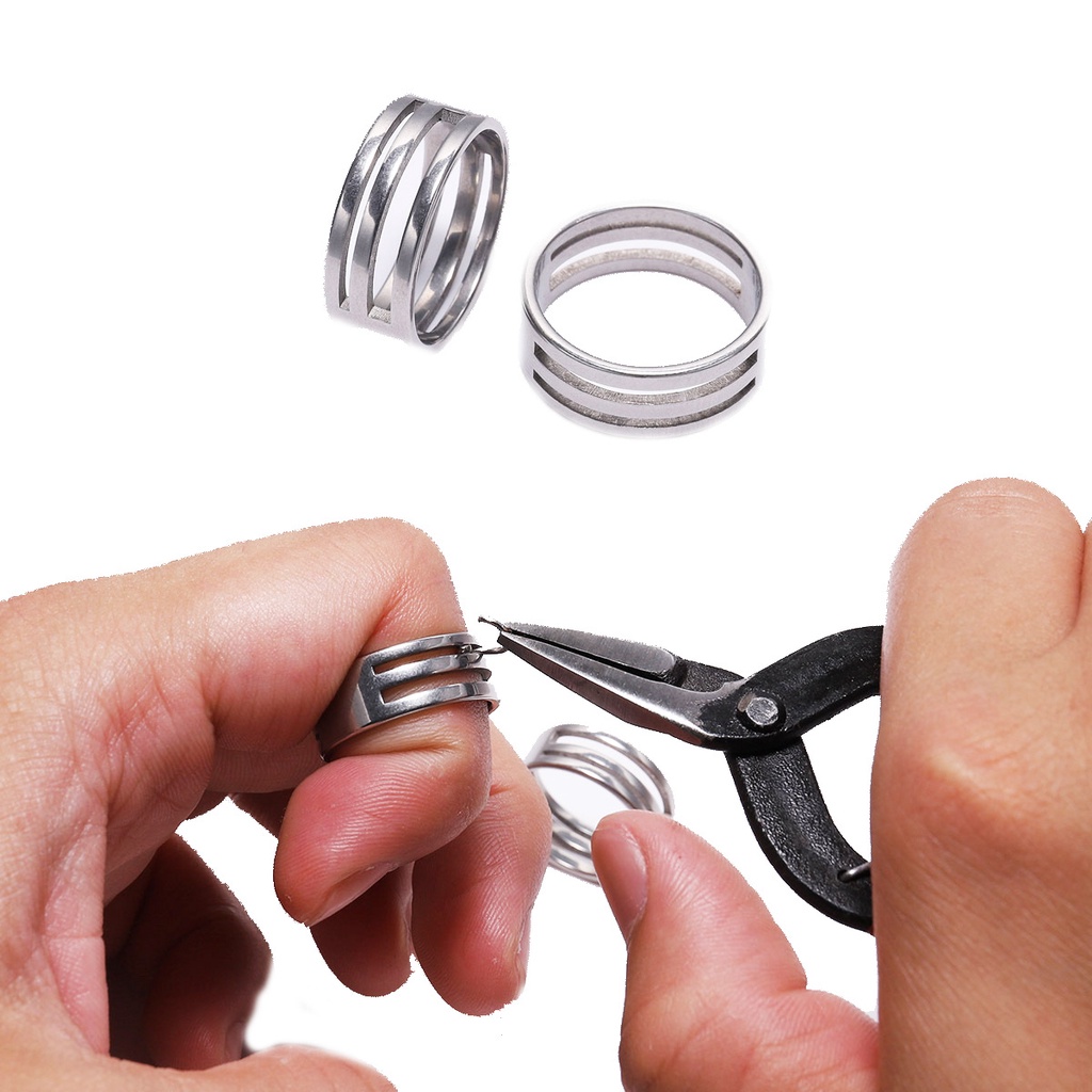 Stainless Steel Jump Ring Closing Single Circle Jumping Opener Closer ...