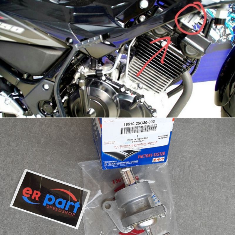 Valve air cut membrane pair satria Fu raider carburetor | Shopee ...