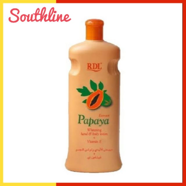 Imported RDL Papaya Whitening Hand & Body Lotion 600ml | Shopee Philippines