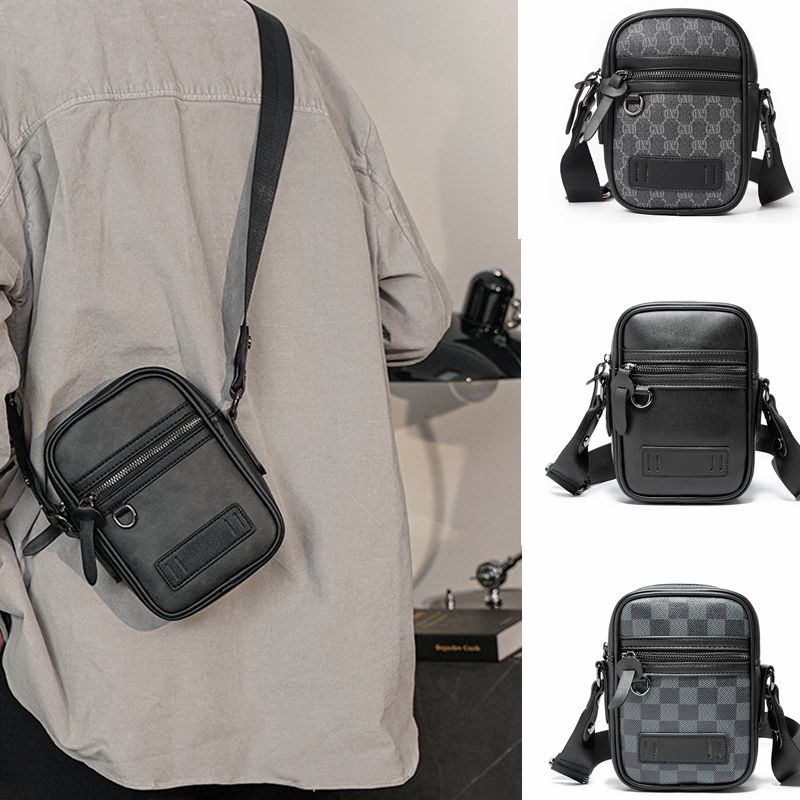 Fashion Men Small Crossbody Bag Sling Bag Phone Money Pouch | Shopee ...