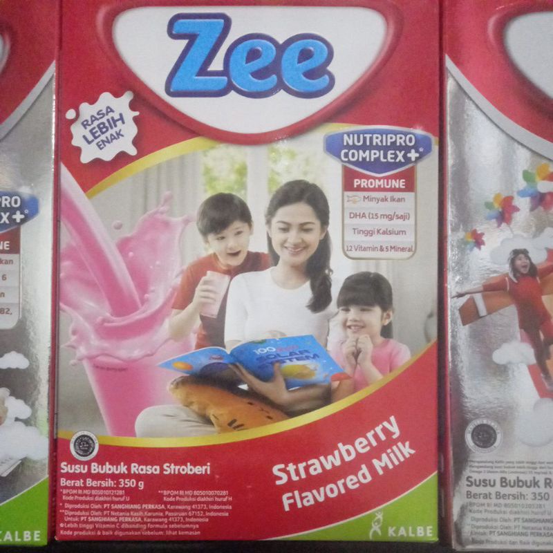 Zee milk strawberry flavor zee regular 350gr | Shopee Philippines