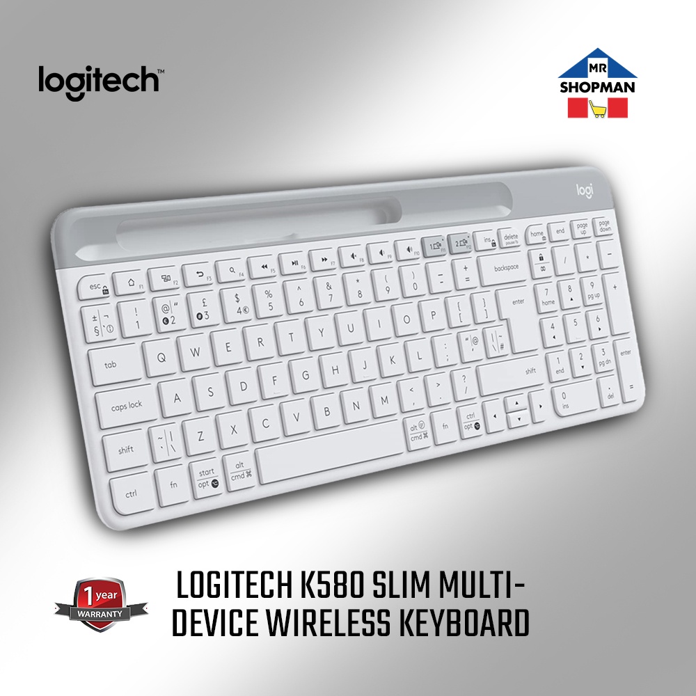 Logitech K580 Slim Multi Device Wireless Keyboard | Shopee Philippines