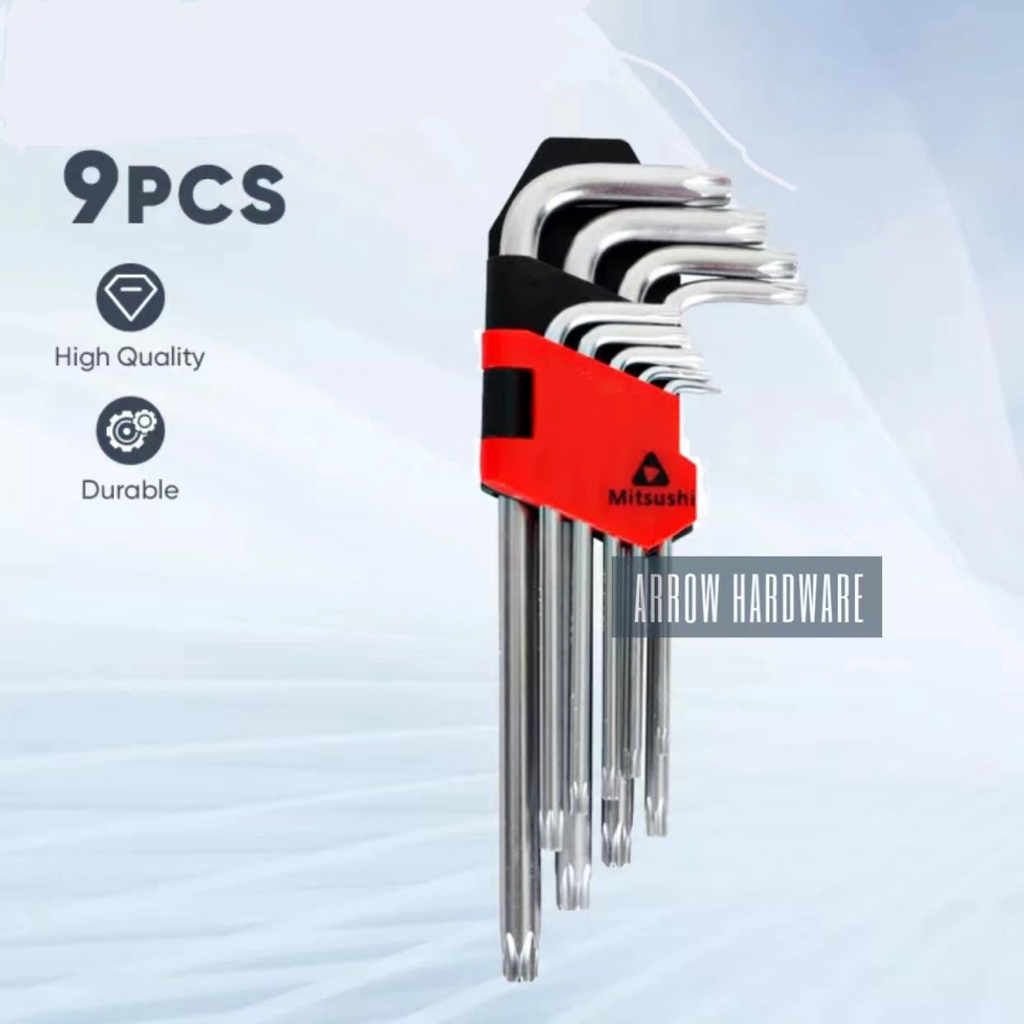 9pcs Long Arm Torx Key Set | Shopee Philippines