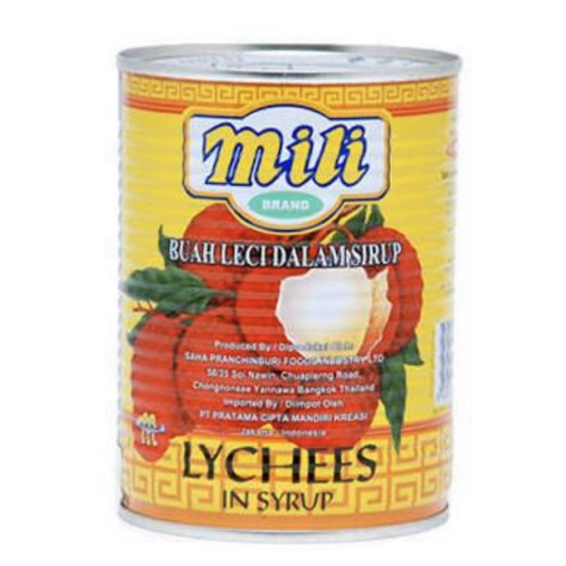 Mili lychee in syrup 565 gr | Shopee Philippines