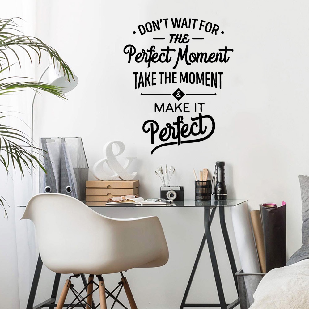 Cute Sentence Wall Sticker Pvc Removable For Kids Rooms Decoration ...