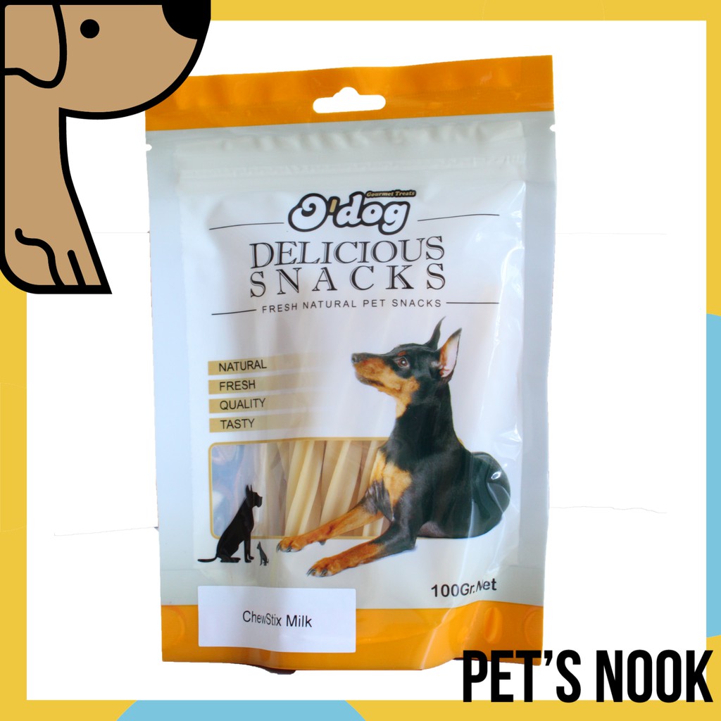 O'dog ChewStix Dog Treat Goat's Milk Flavor (100g) | Shopee Philippines