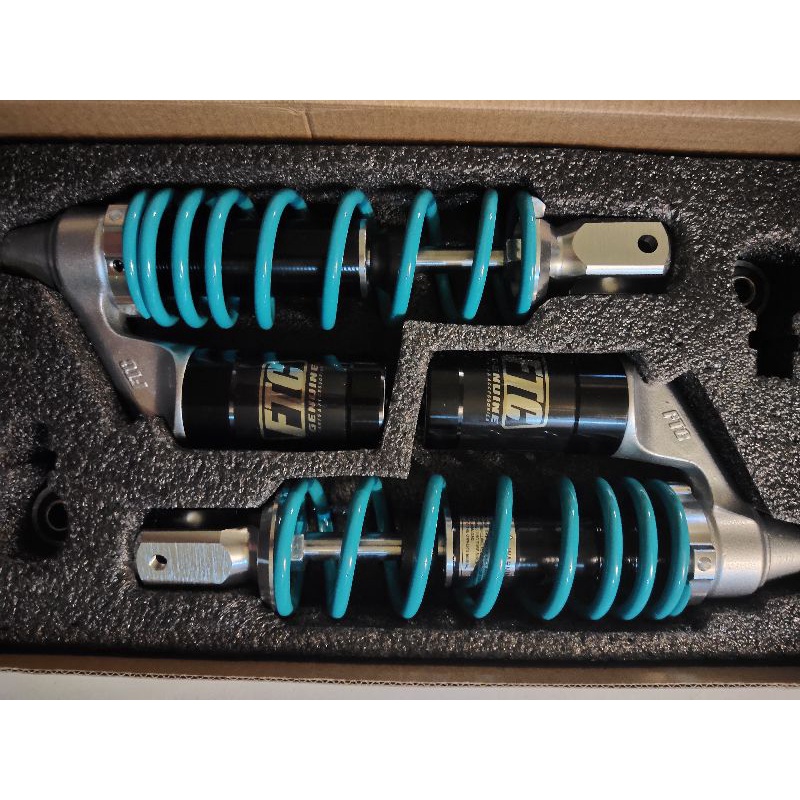 FTC rear shock Yamaha nmax 310mm blue/green | Shopee Philippines