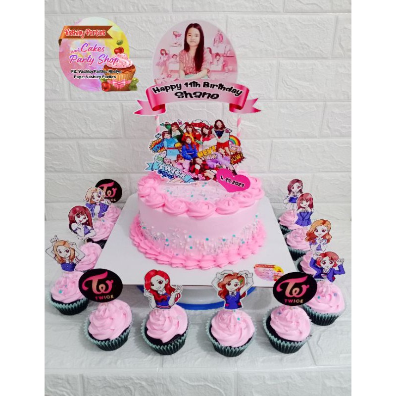 Twice Group Cake and Cupcake Topper with FREE ref magnet | Shopee ...