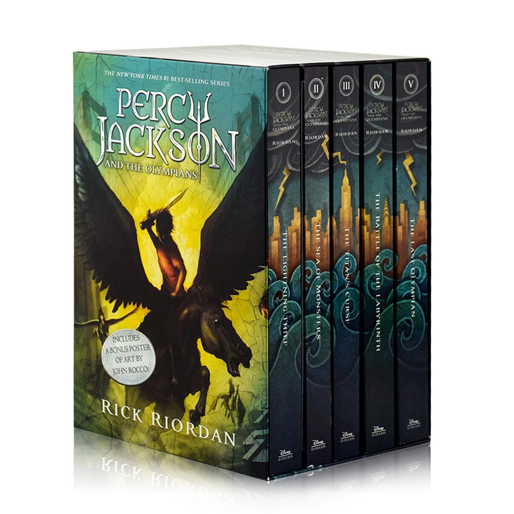5 Books Percy Jackson & The Olympians English Original Novel Books ...