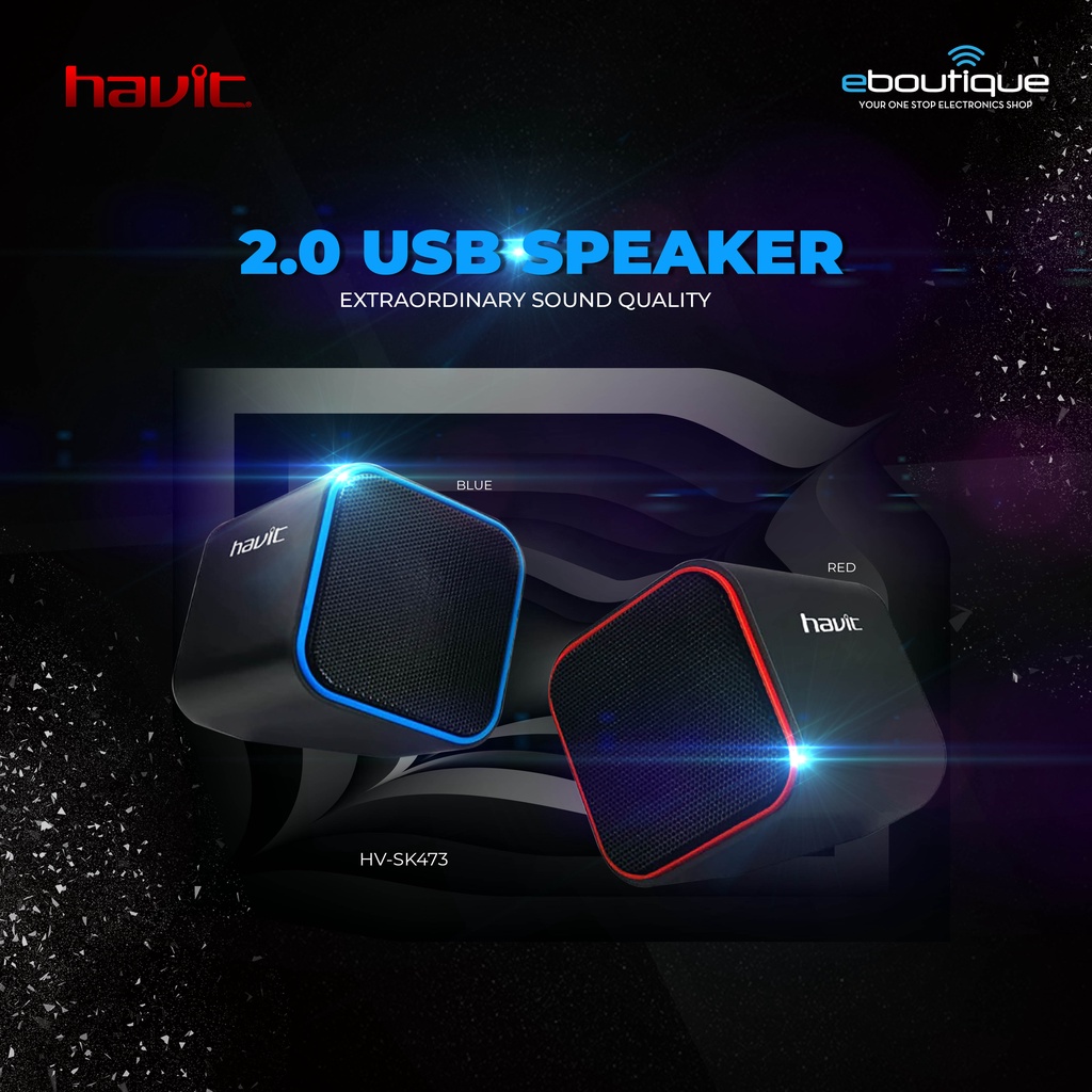 Havit USB Portable Mini Speaker (Hv-Sk473) | Shopee Philippines