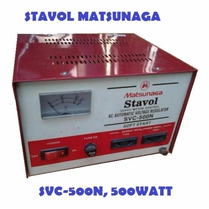 Matsunaga SVC-500N Automatic Voltage Electric Stabilizer 500VA | Shopee ...