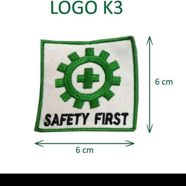 Emblem Patch Logo K3 badge Embroidery safety first | Shopee Philippines