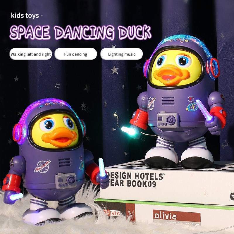 Duck Toys Electric Robot Tiktok Duck Dancing Space Andante Educational ...