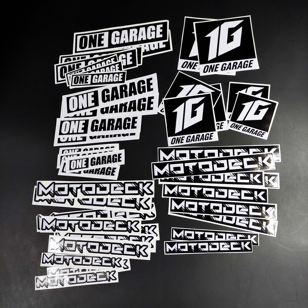 1G Motodeck Motorcycle Stickers Laminated Outdoor Decals Fan Made (One ...