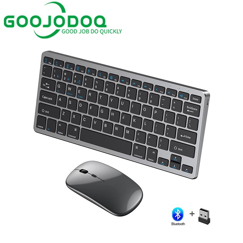 Wireless Keyboard and Mouse Combo Mini Multimedia Keyboard Mouse Set ...