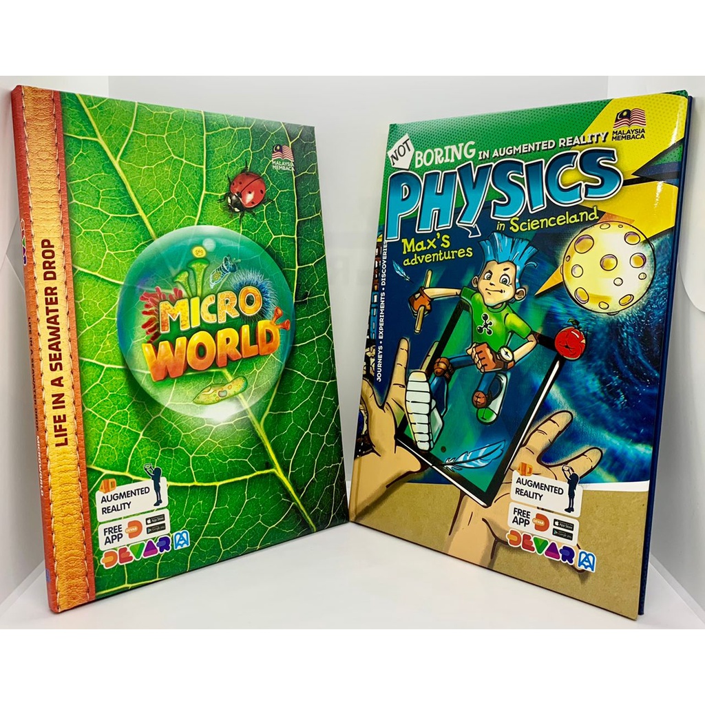 Microworld, Physics 4D Encyclopaedia Book and Flashcard For Children ...