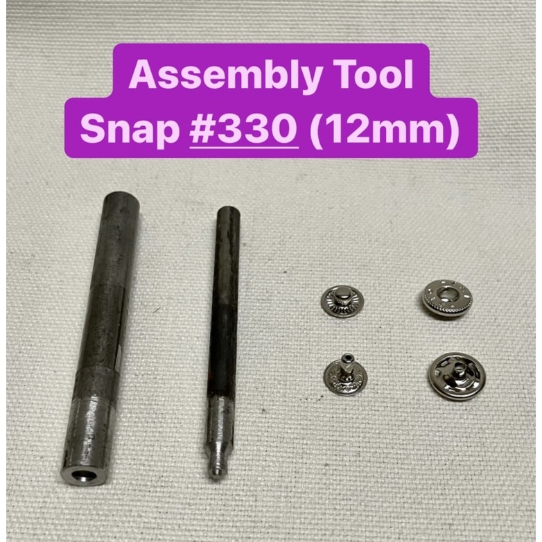 Fastening Assembly Tool for Snap Button #330 12mm (1 PC) | Shopee ...
