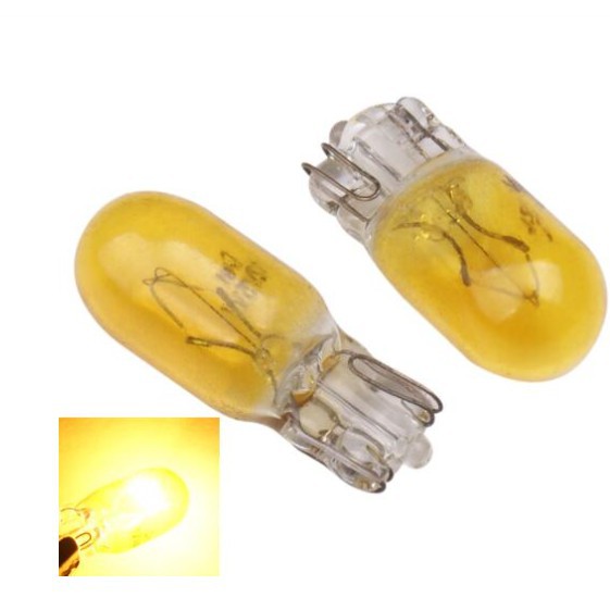 10pcs /20pcs Car W5W T10 halogen Lights Amber/white 12V 5W wedge Lamp ...