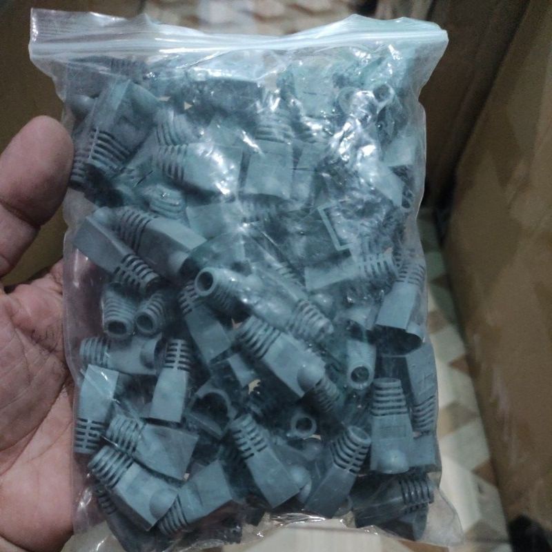 100pcs RUBBER BOOTS FOR RJ45 CAT5,CAT6 INTERNET CABLE 20PCS,50PCS,70PCS ...
