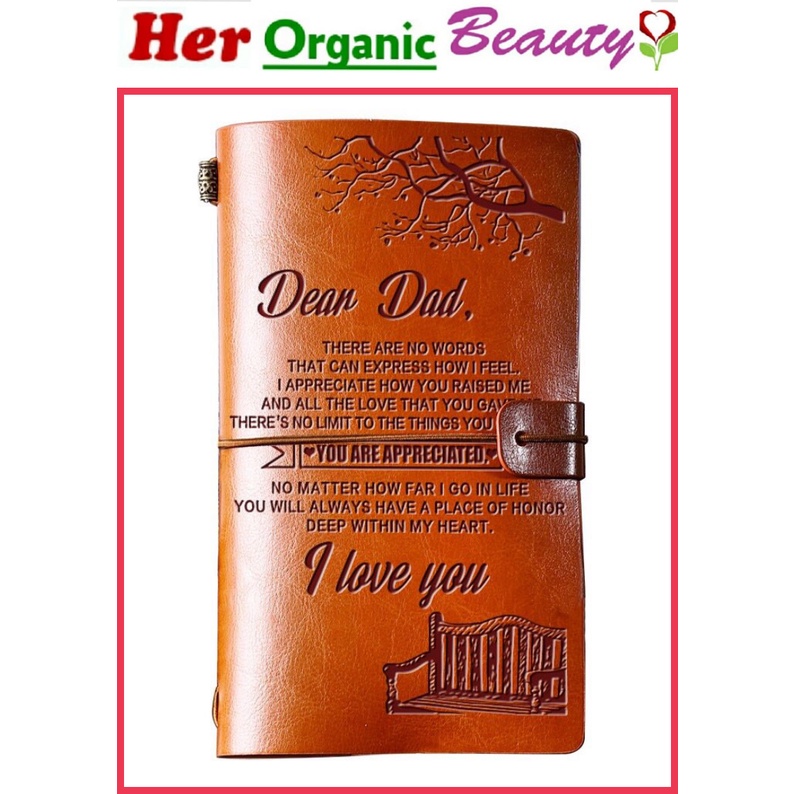 DEAR DAD Leather Journal (Gift as a Journal, Diary, Notebook, Sketch ...