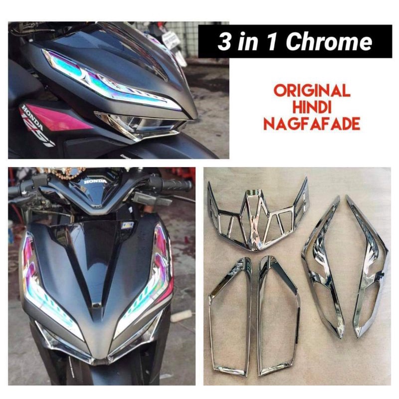 (Original ) 3 in 1 set garnish for Honda Click V4 V3 V2 150i & 125i ...