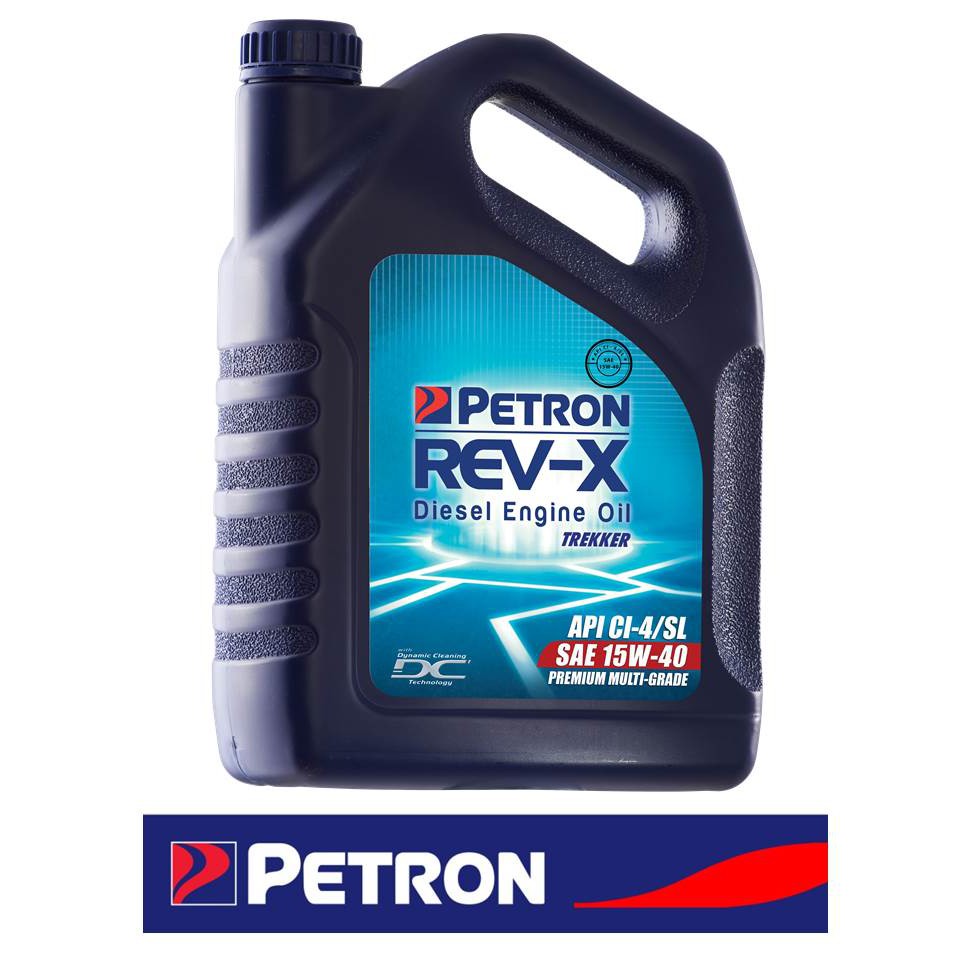 Petron Rev-X RX400 (Trekker) Premium Diesel Engine Oil SAE 15W40 4L ...
