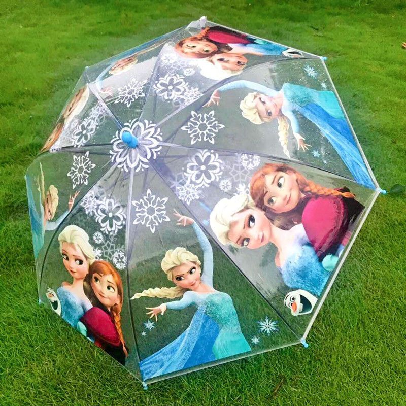 Elsa Children Umbrellas Boys Girls Students Kindergarten Baby Cartoon ...