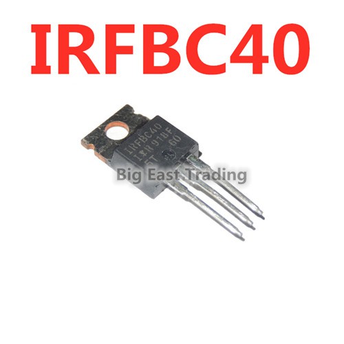 10pcs irfbc40 bc40 n-channel fet to-220 new original, quality ...