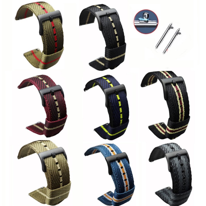High Quality NATO Nylon Bracelet Replacement for Seiko 5 SKX007 SKX013 ...