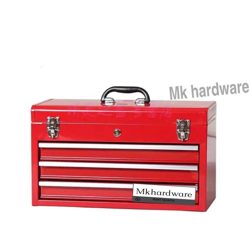 20' PORTABLE TOOLBOX STEEL CABINET W/ 3 DRAWERS AND TOP TRAY | Shopee ...