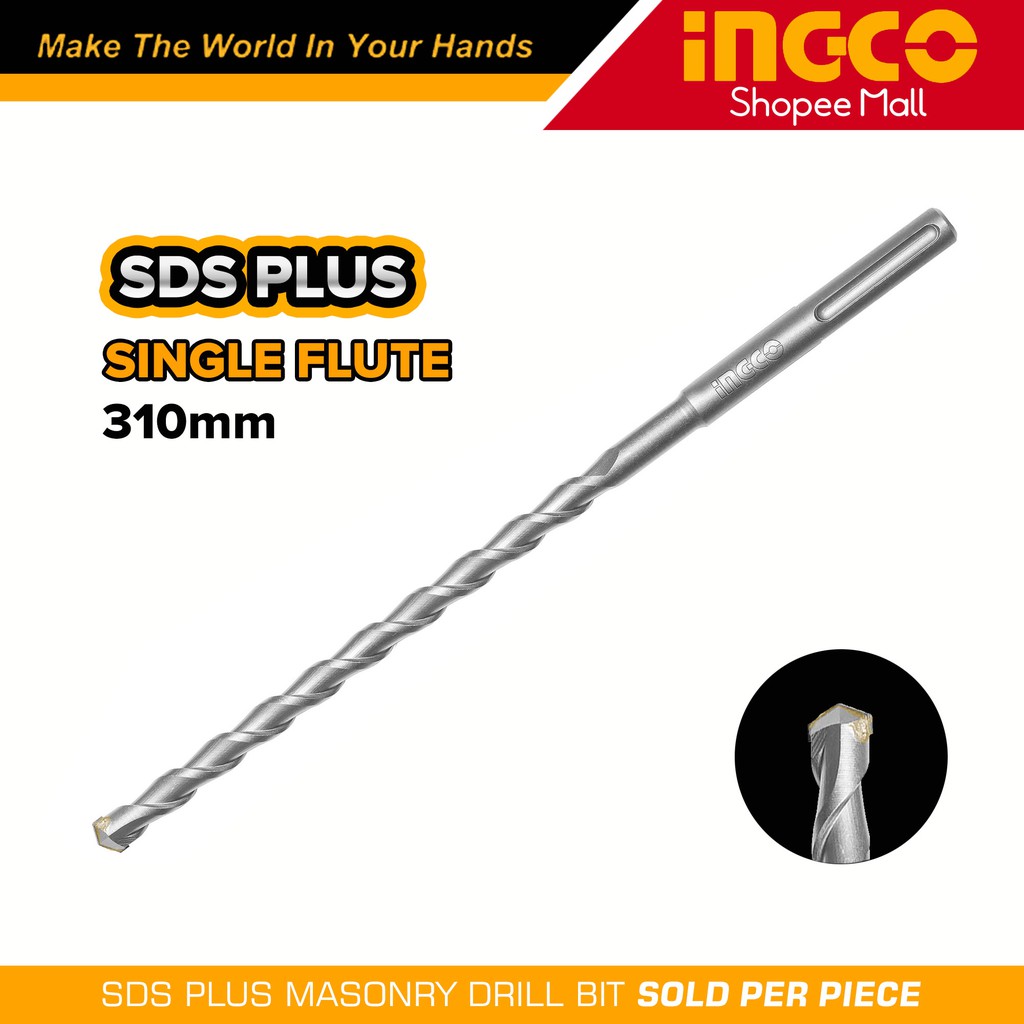 Ingco SDS Plus Masonry Drill Bit Single Flute For SDS Plus Rotary ...