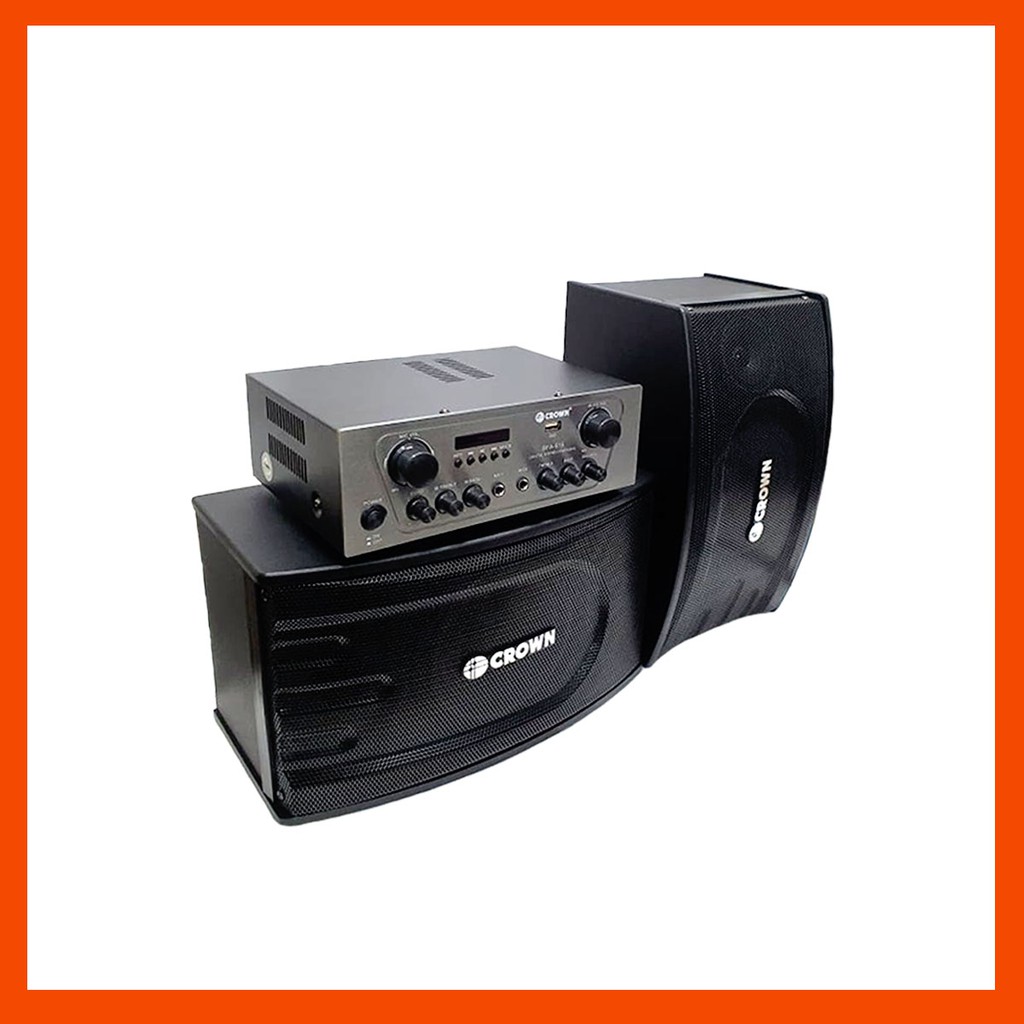 Original Crown BFA-616 Karaoke Amplifier with Baffles - tested before ...