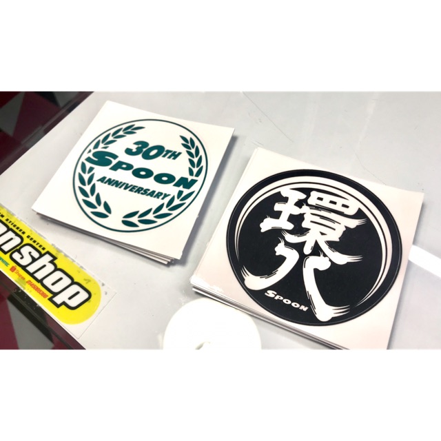 Sticker DECAL UNTUK KERETA SPOON HONDA 30thanniversary JAPAN | Shopee ...