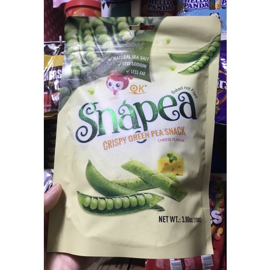 OK Snapea Crispy Green Pea Snacks 108g | Shopee Philippines