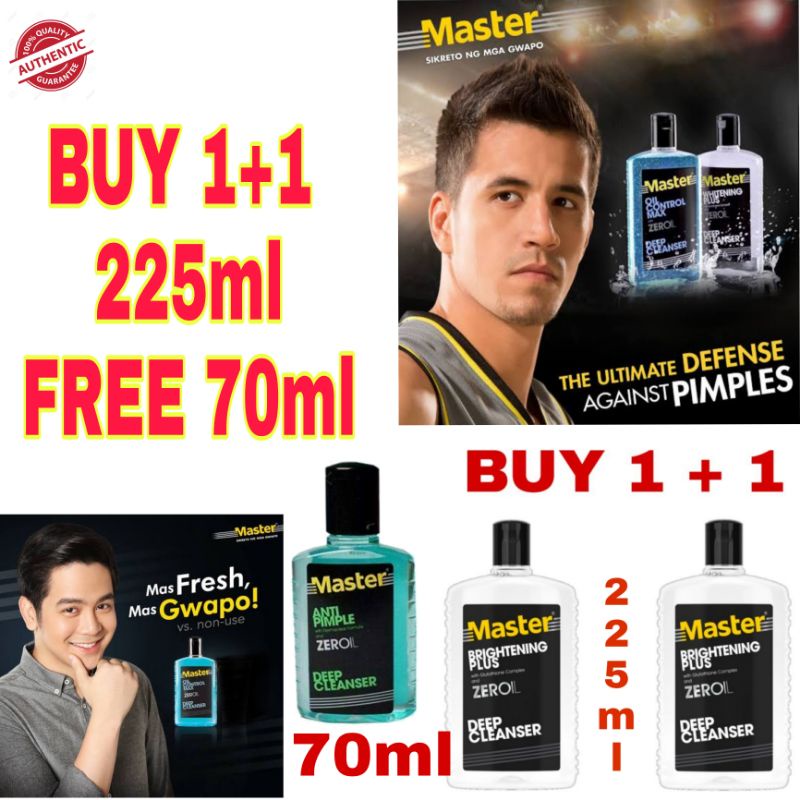 MASTER WHITENING PLUS WITH GLUTATHIONE and ANTI PIMPLE FACIAL DEEP ...