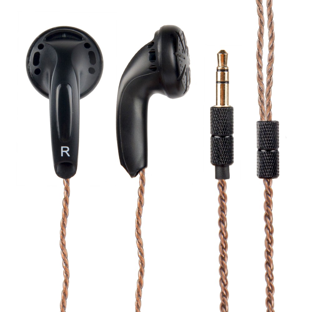 FENGRU DIY EMX500 In-ear Earphone Flat Head Earbud HiFi Bass Sound DJ ...
