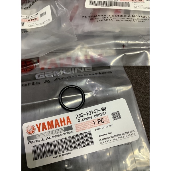 2JG-F3147-00 GENUINE ORING, INNER TUBE CAP BOLT MIO MIOI125 AEROX ...