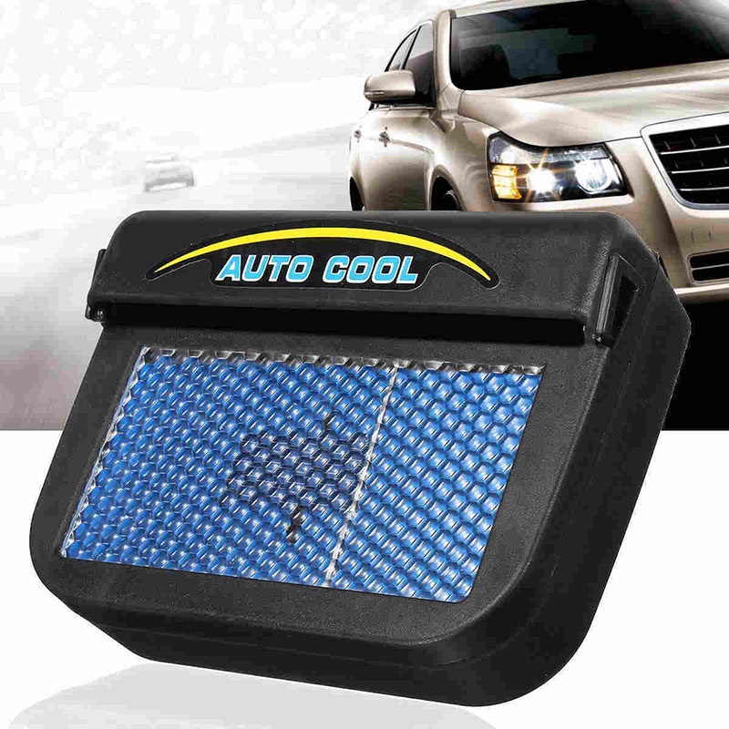 Solar Powered Car Auto Window Windshield Air Vent Cooling Fan System ...
