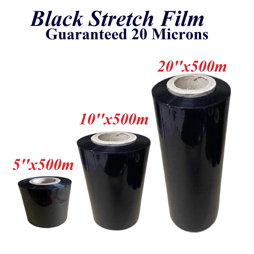 Black Stretch film / Jack Wrap (5'',10''20'') | Shopee Philippines