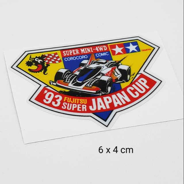 Official Japan Cup 1993 Tamiya Mini 4wd Logo Sticker | Shopee Philippines