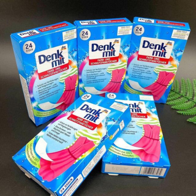 Denkmit laundry paper absorbs color from clothes (new model) | Shopee ...