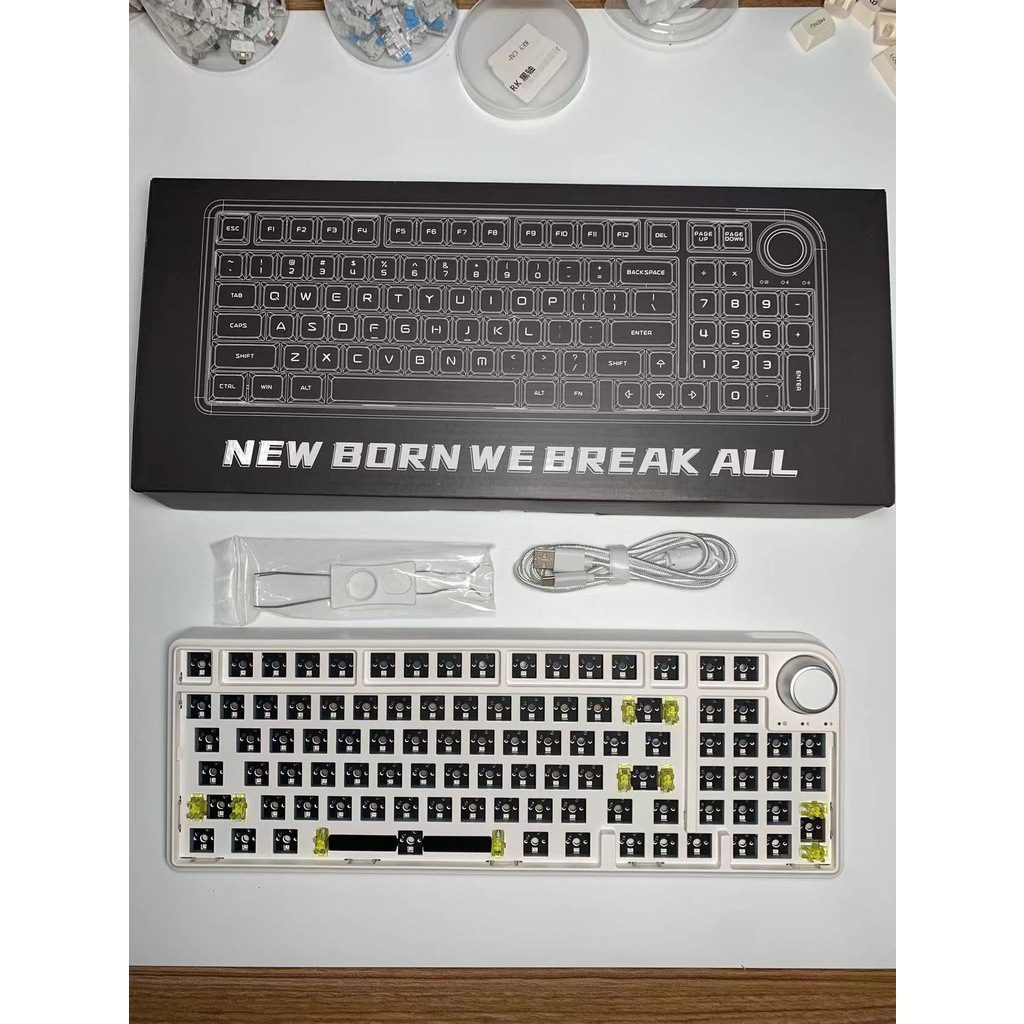 【mathewshop】MATHEW TECH MK96 mechanical keyboard Kit hot-swappable ...