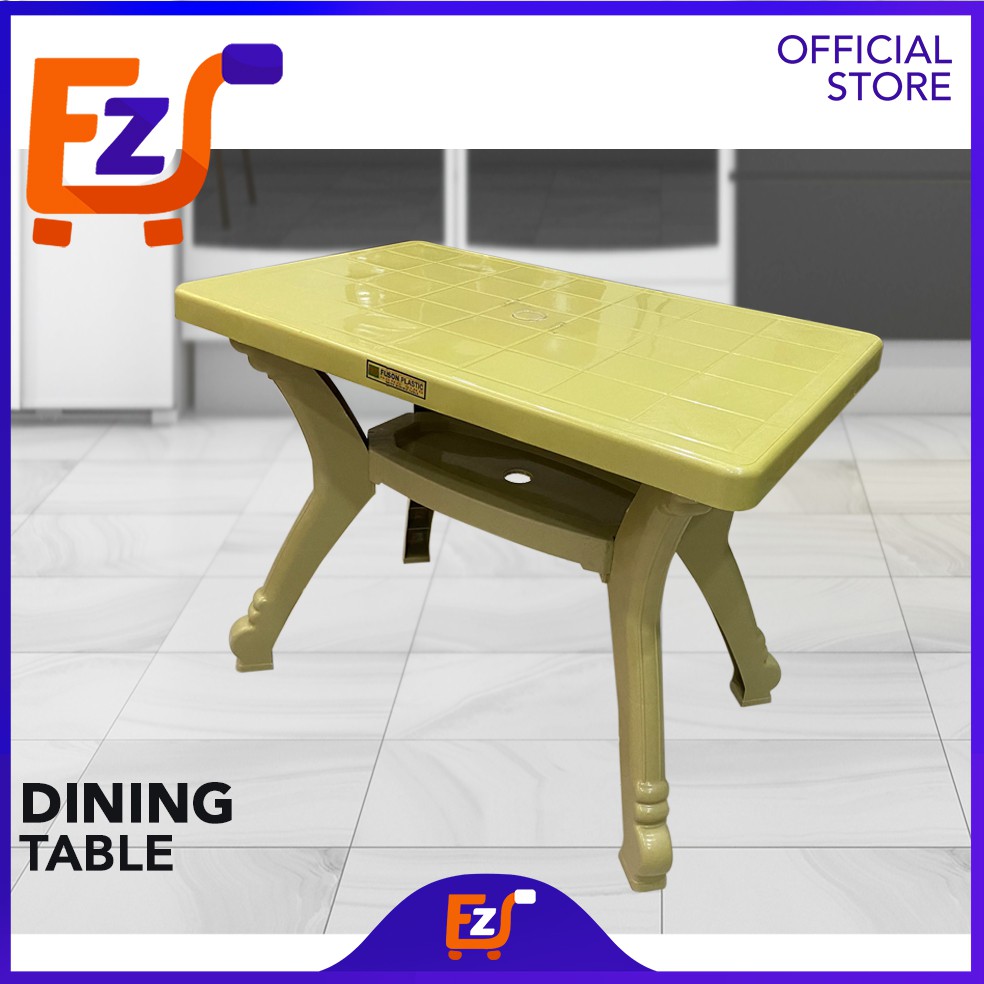 EZ DEAL Fuson 24''x 38'' High-Quality Swiss 4-Seater Dining Table with ...