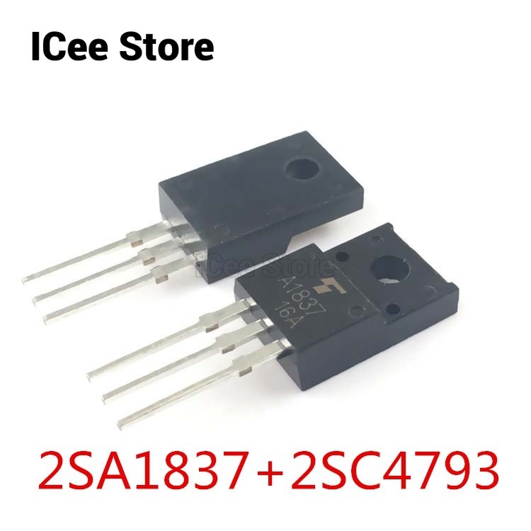 10Pcs 2SA1837 2SC4793 2SA1930 2SC5171 A1837 C4793 A1930 C5171 230V 1A ...