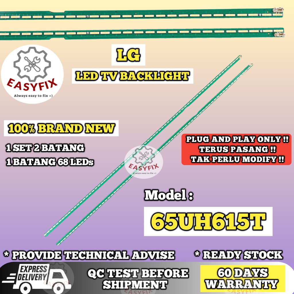 / 65UH615T-TB 65UH615T NEW LG 65 INCH LED BACKLIGHT ( LAMPU TV ...