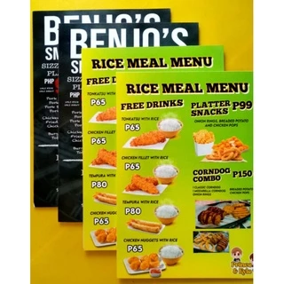 Shop menu board for Sale on Shopee Philippines