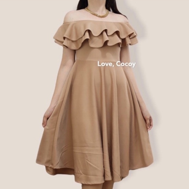 ELEGANT OFF SHOULDER DRESS PIA/COCKTAIL DRESS/WEDDING ATTIRE/ENTOURAGE ...